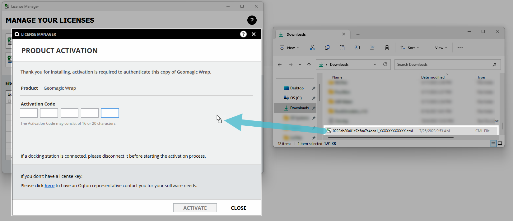 How to deploy a .cml license file [CimLM]