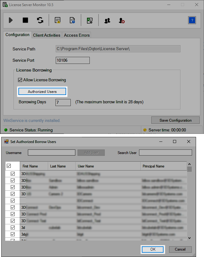 License Borrowing [CimLM]